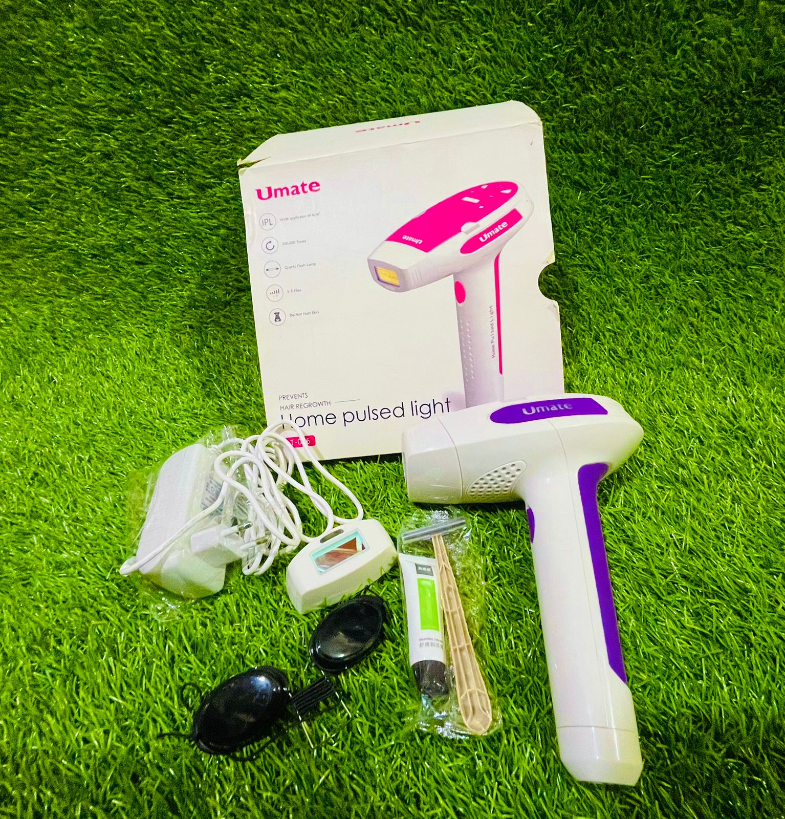Umate IPL T006 Home Pulsed Light Hair Removal Laser Device – www.onlinemart.com.pk