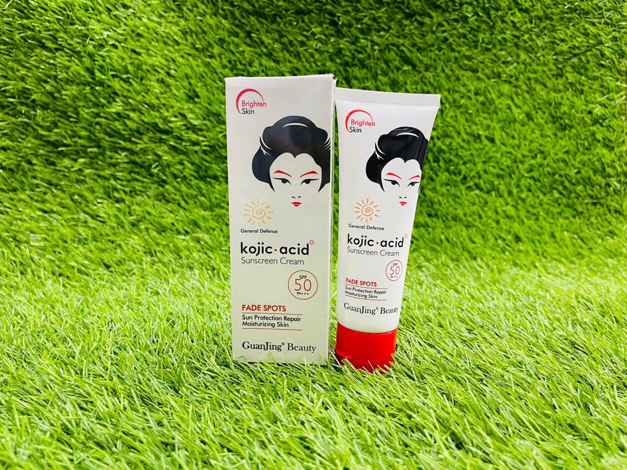 GUANJING KOJIC ACID SUNSCREEN 80G – www.onlinemart.com.pk