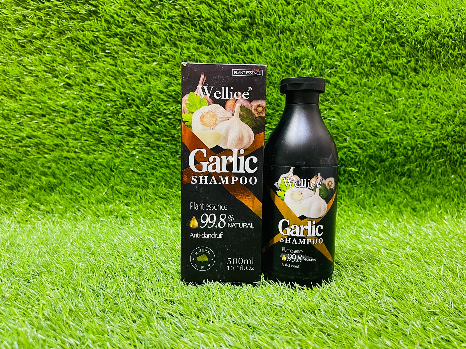 WELLICE GARLIC SHAMPOO-ANTI HAIR LOSS 500ML – www.onlinemart.com.pk