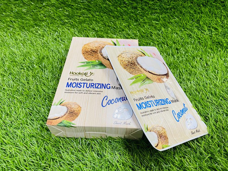 HAOKALI COCONUT FACE SHEET MASK – www.onlinemart.com.pk